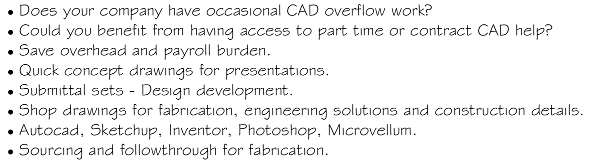 Fritz von Valtier CAD Service